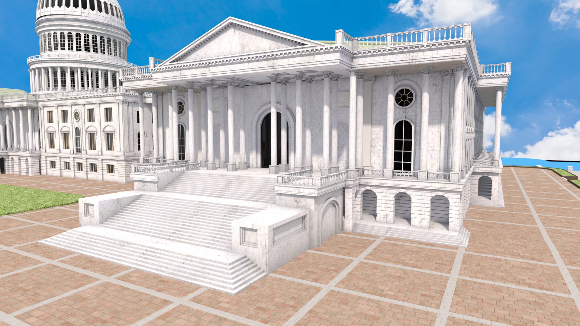 Capitol Hill 3D Model - TurboSquid 2403143