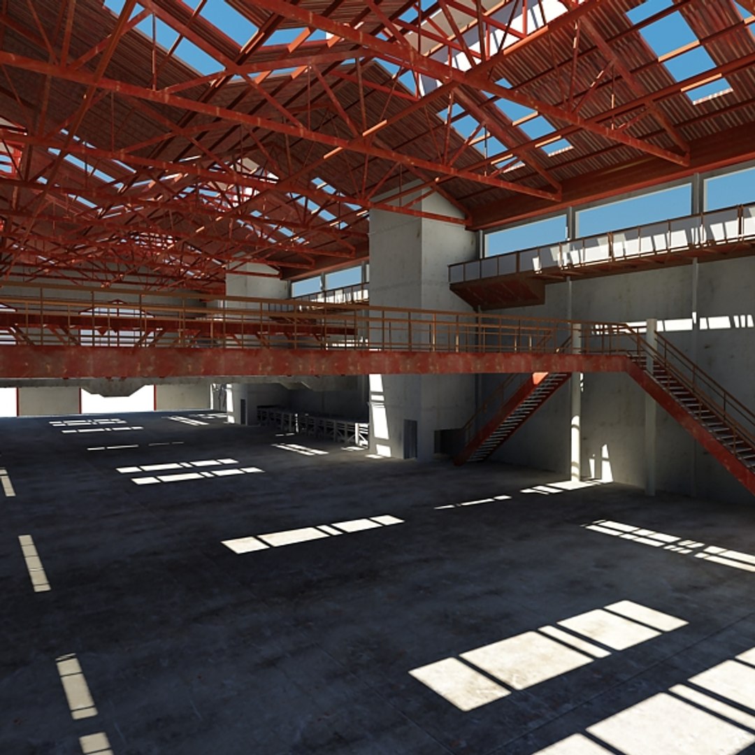 3d 3ds architectural interior scene