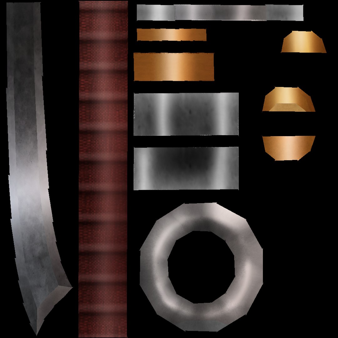 Hand Painted Swords Pack 2 3D - TurboSquid 2419726