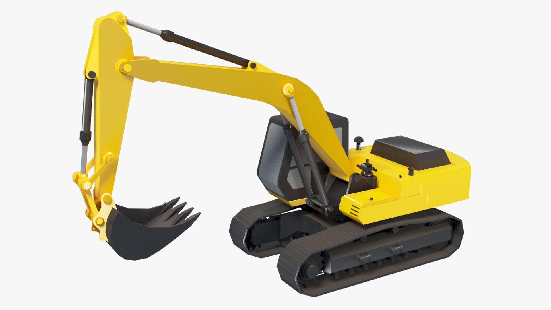 3D Model Excavator Crawler - TurboSquid 1297986