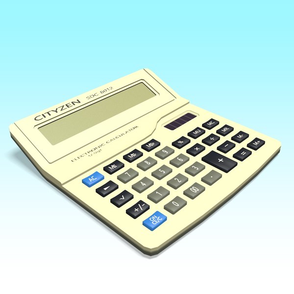 3D model calculator office - TurboSquid 1502884
