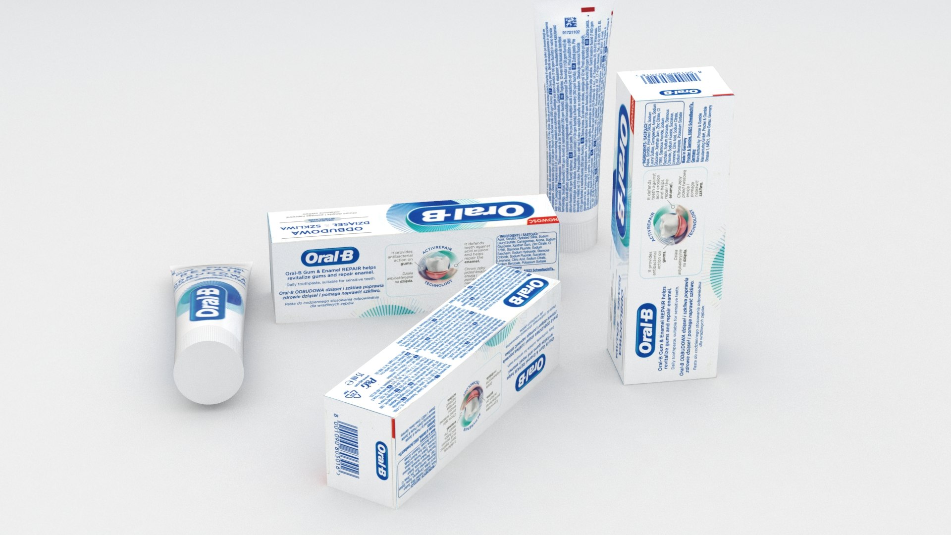 Toothpaste 3D - TurboSquid 1381334