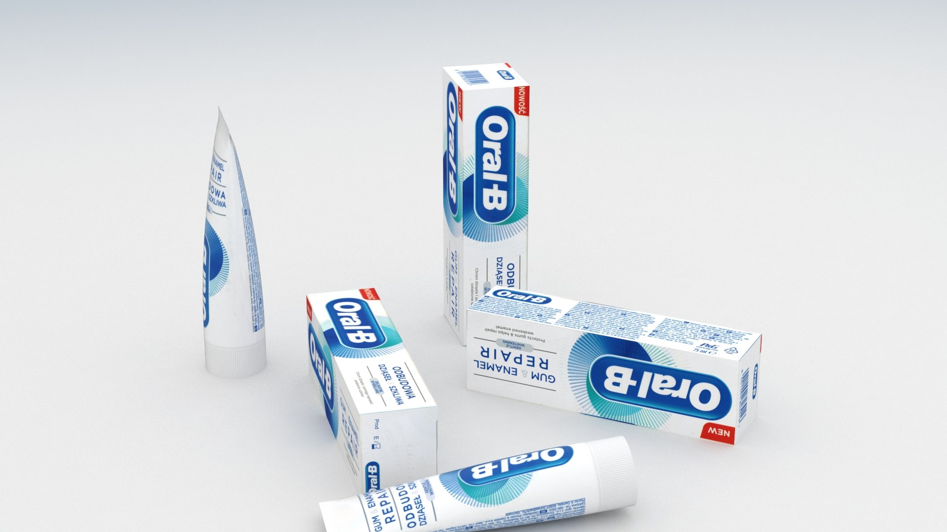 Toothpaste 3D - TurboSquid 1381334