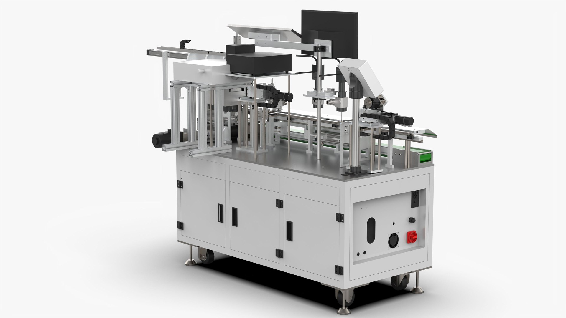 3D Fully Automatic USB TYPE-C Welding Inspection Machine - TurboSquid ...