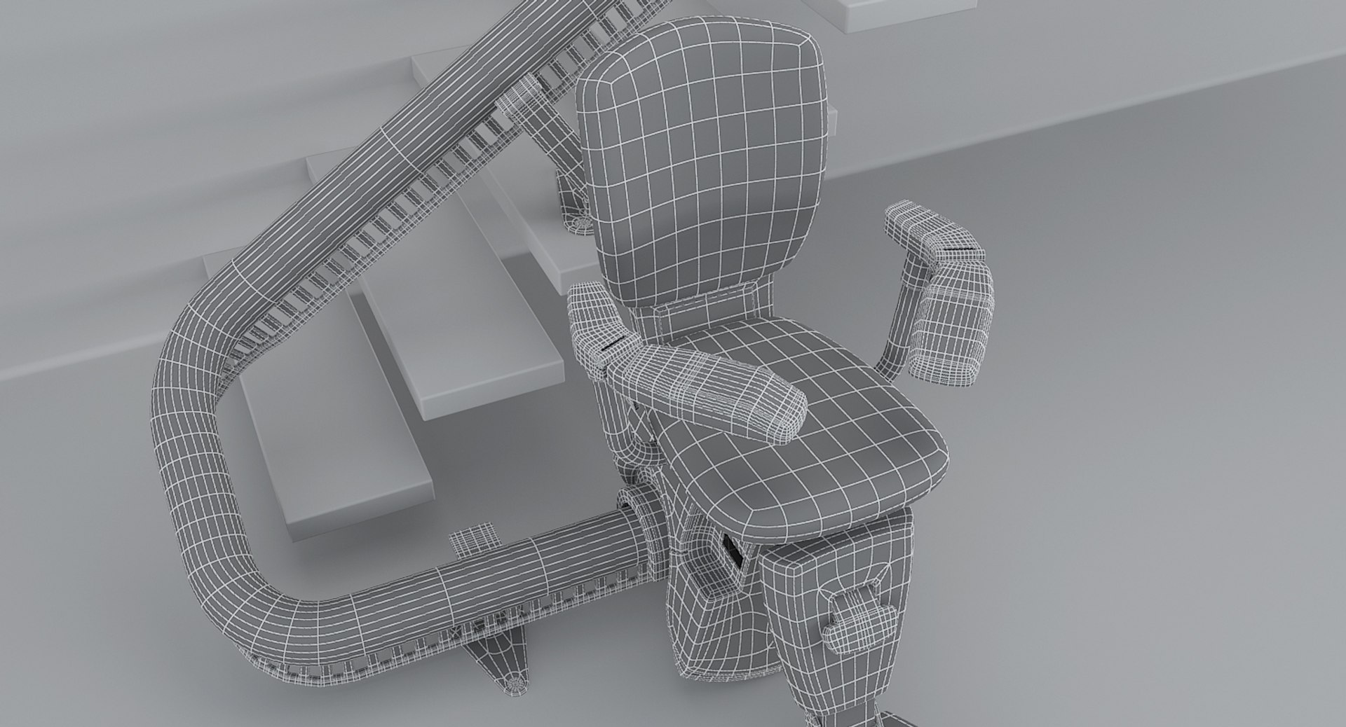 3d Model Stair Lift