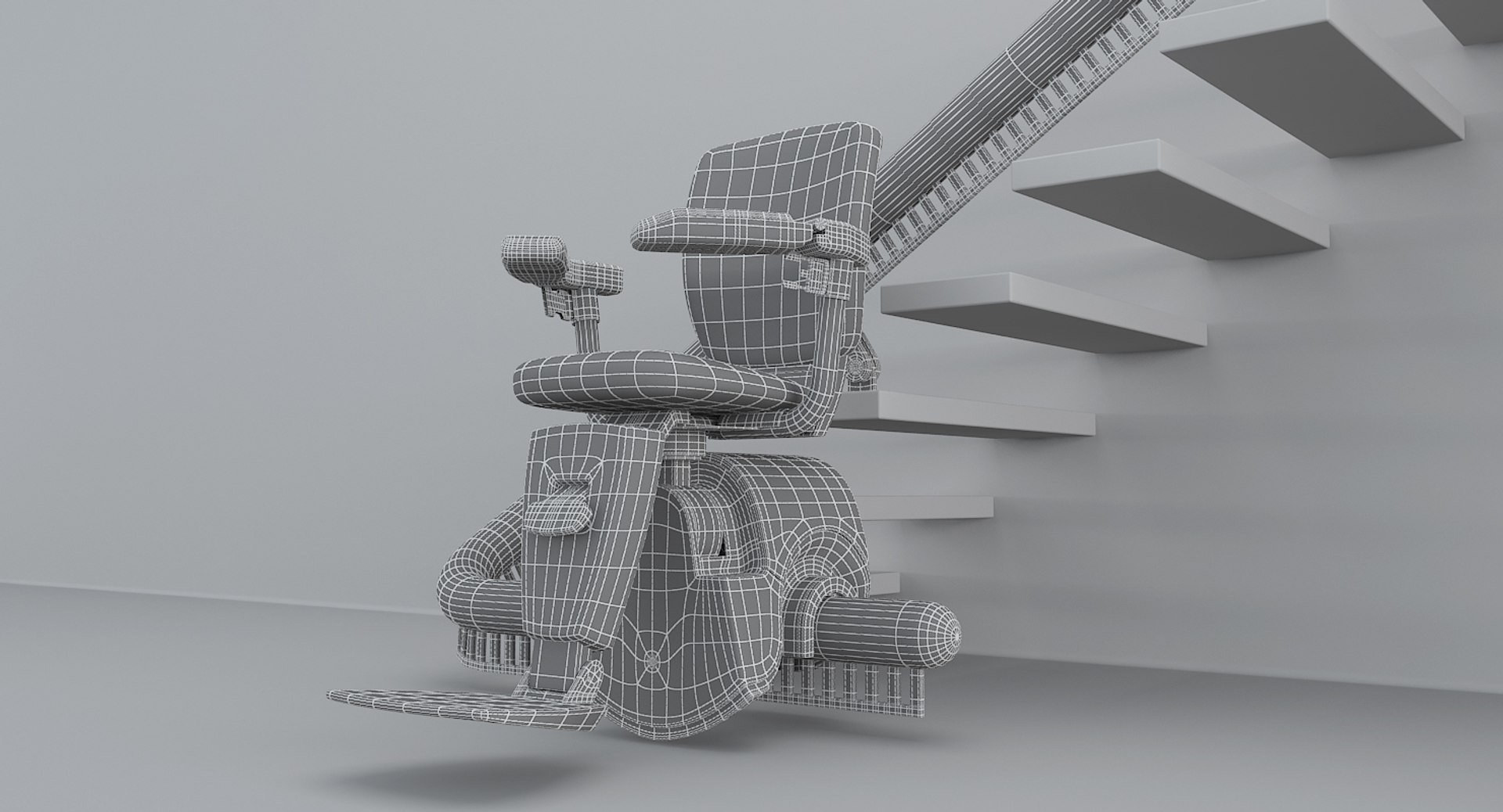 3d Model Stair Lift