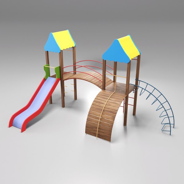 Playground play children 3D model - TurboSquid 1287004