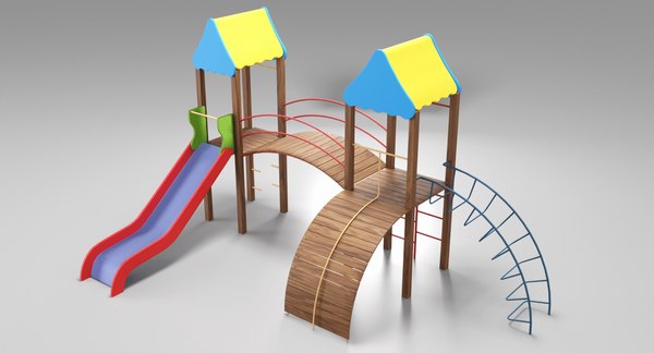 Playground play children 3D model - TurboSquid 1287004