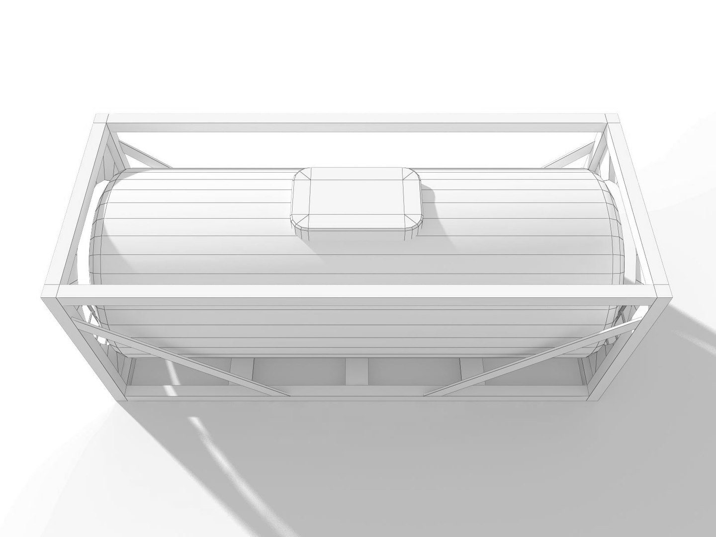 3D Low-poly Oil Fuel Tank - TurboSquid 1550039