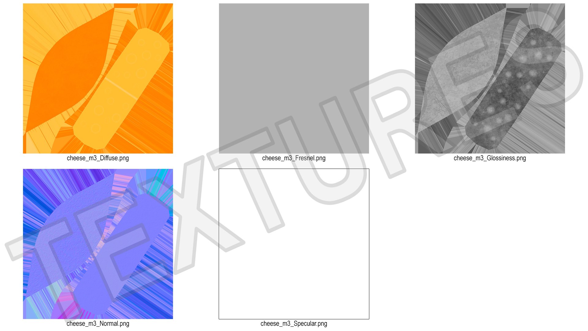 Cartoon Piece Of Cheese 3D Model - TurboSquid 2078024