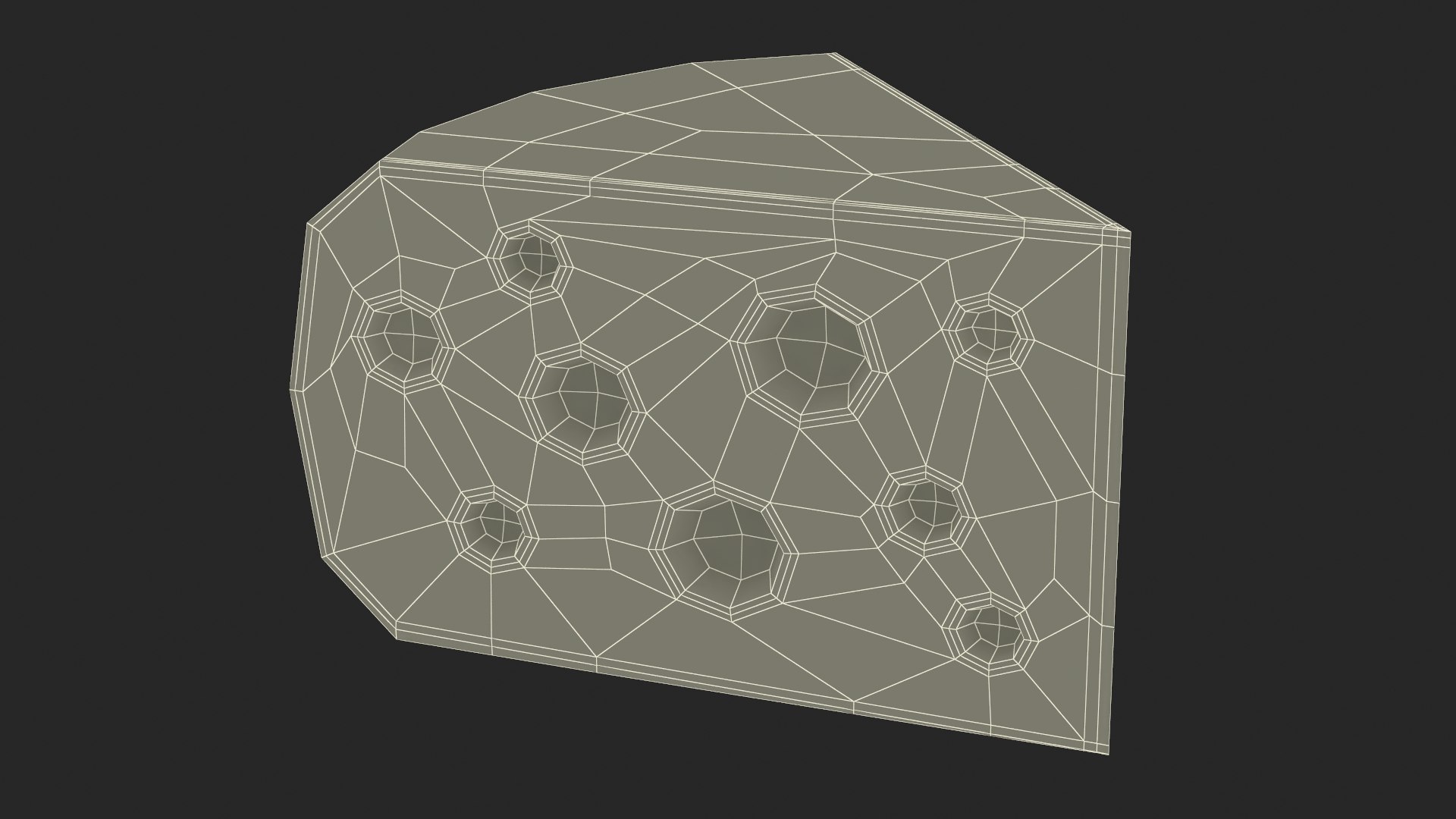 Cartoon Piece of Cheese 3D model - TurboSquid 2078024