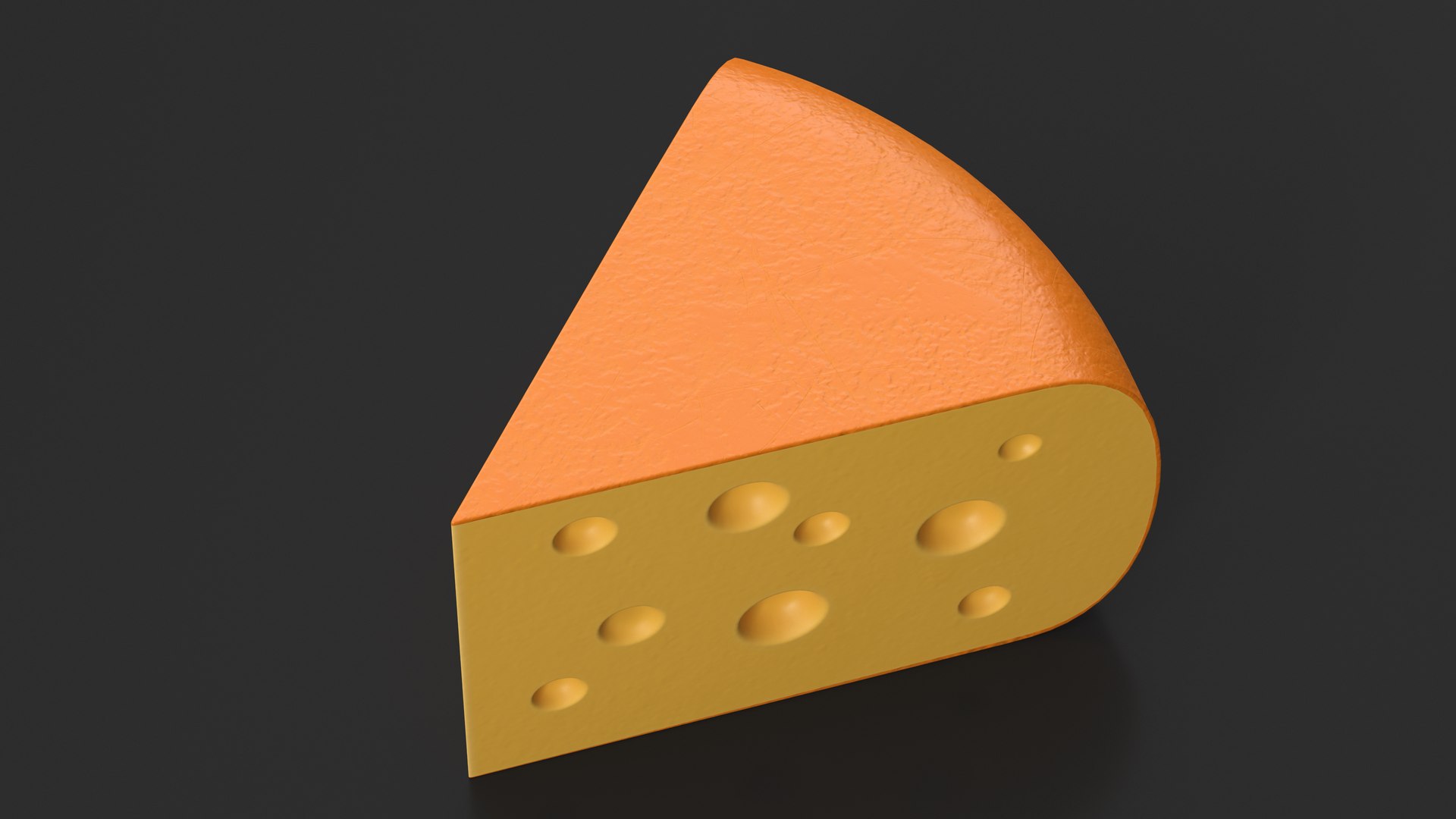 Cartoon Piece Of Cheese 3D Model - TurboSquid 2078024