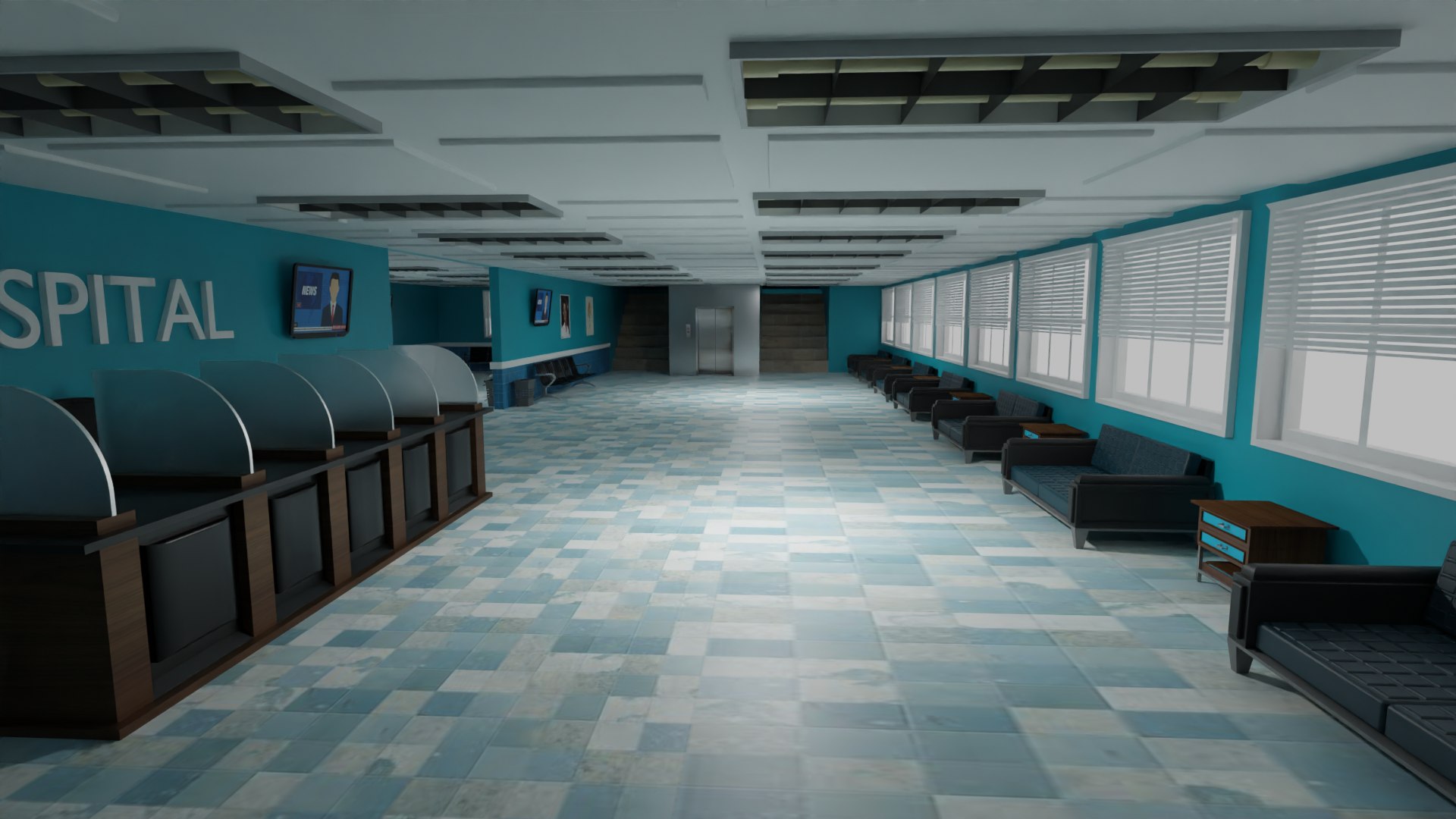 Hospital Interior 3D Model - TurboSquid 2164718