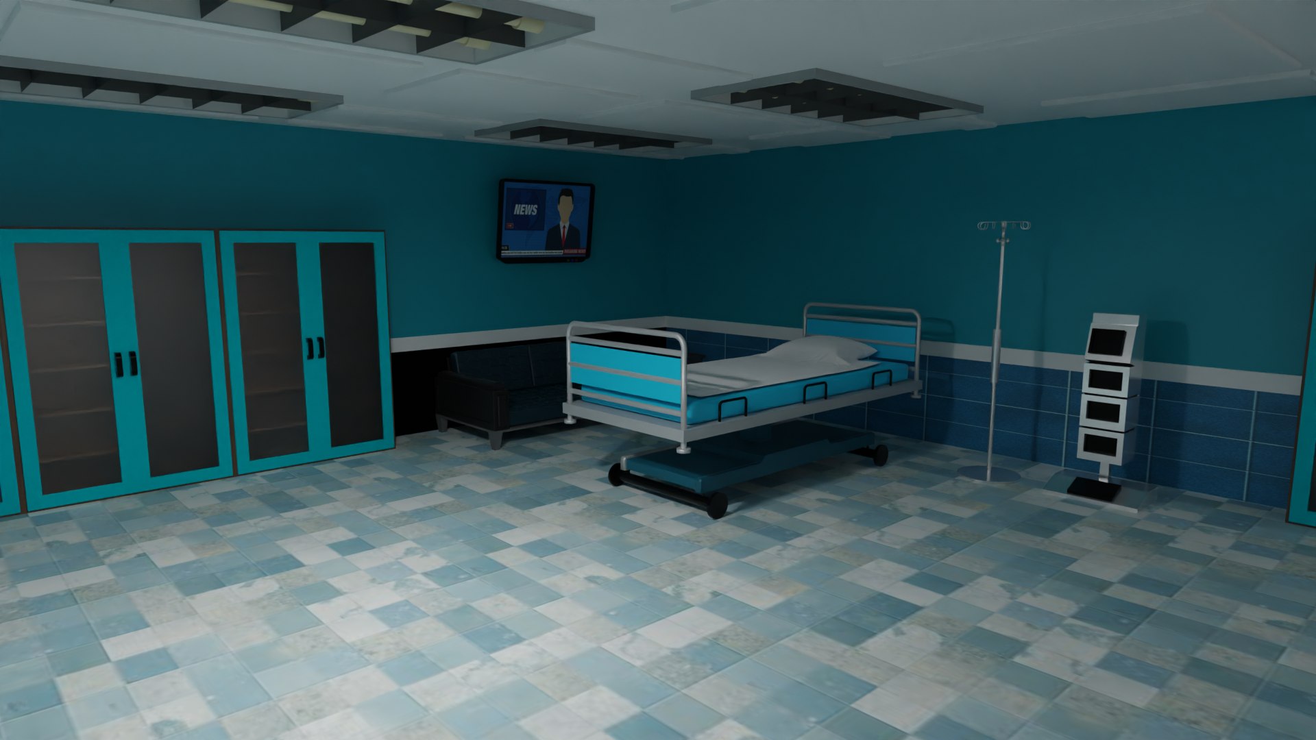 Hospital Interior 3D Model - TurboSquid 2164718