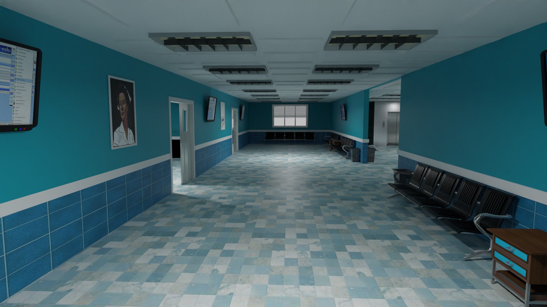 Hospital Interior 3D Model - TurboSquid 2164718