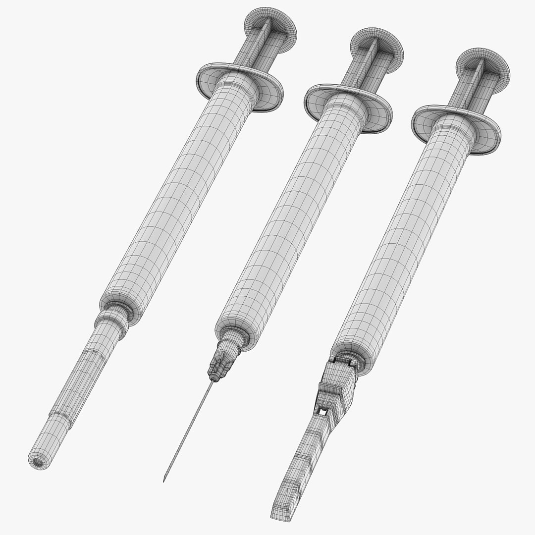 3d 3ml Syringe Injection