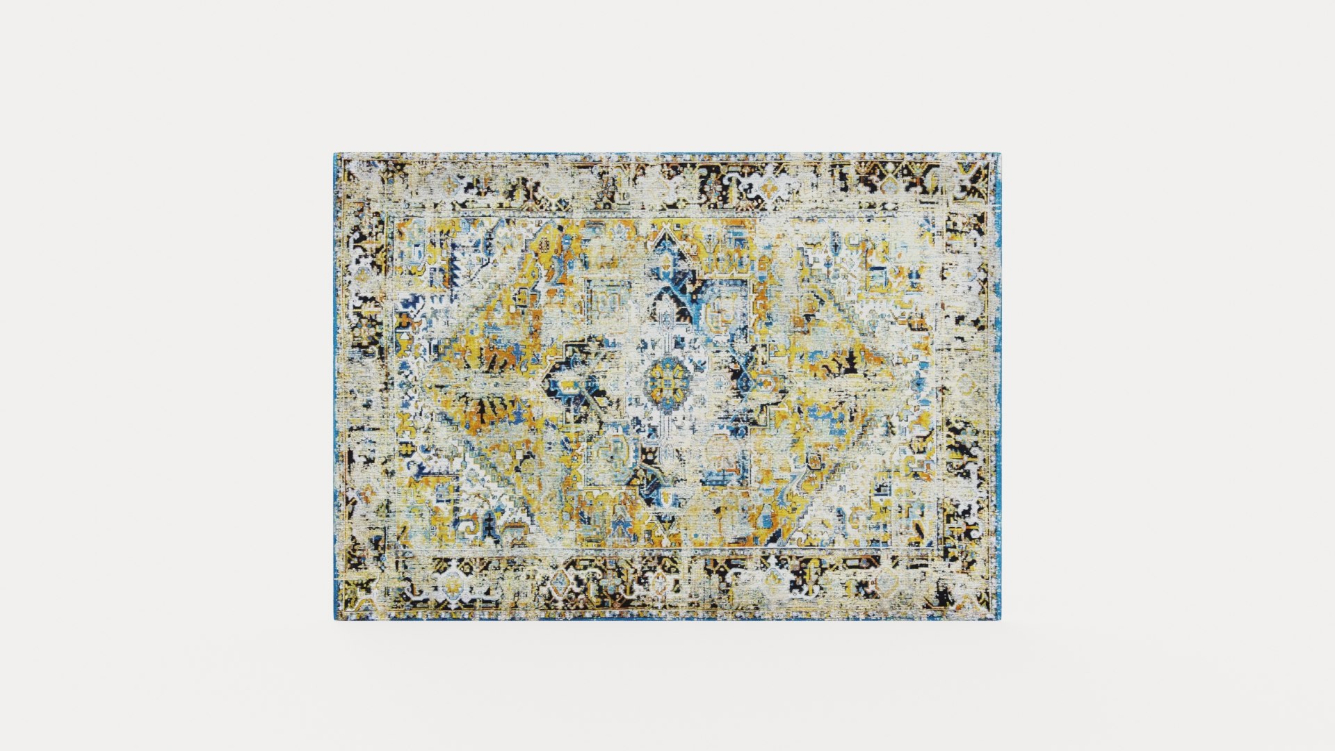LOUIS DE POORTERE ANTIQUE HERIZ 8704 AMIR GOLD RUGS 3D - TurboSquid 2234409