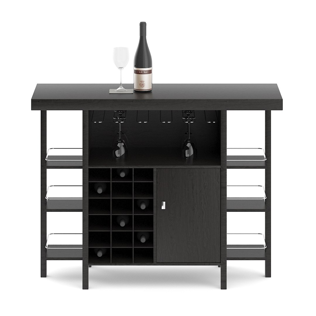 3D Model Mini Bar - TurboSquid 1210624