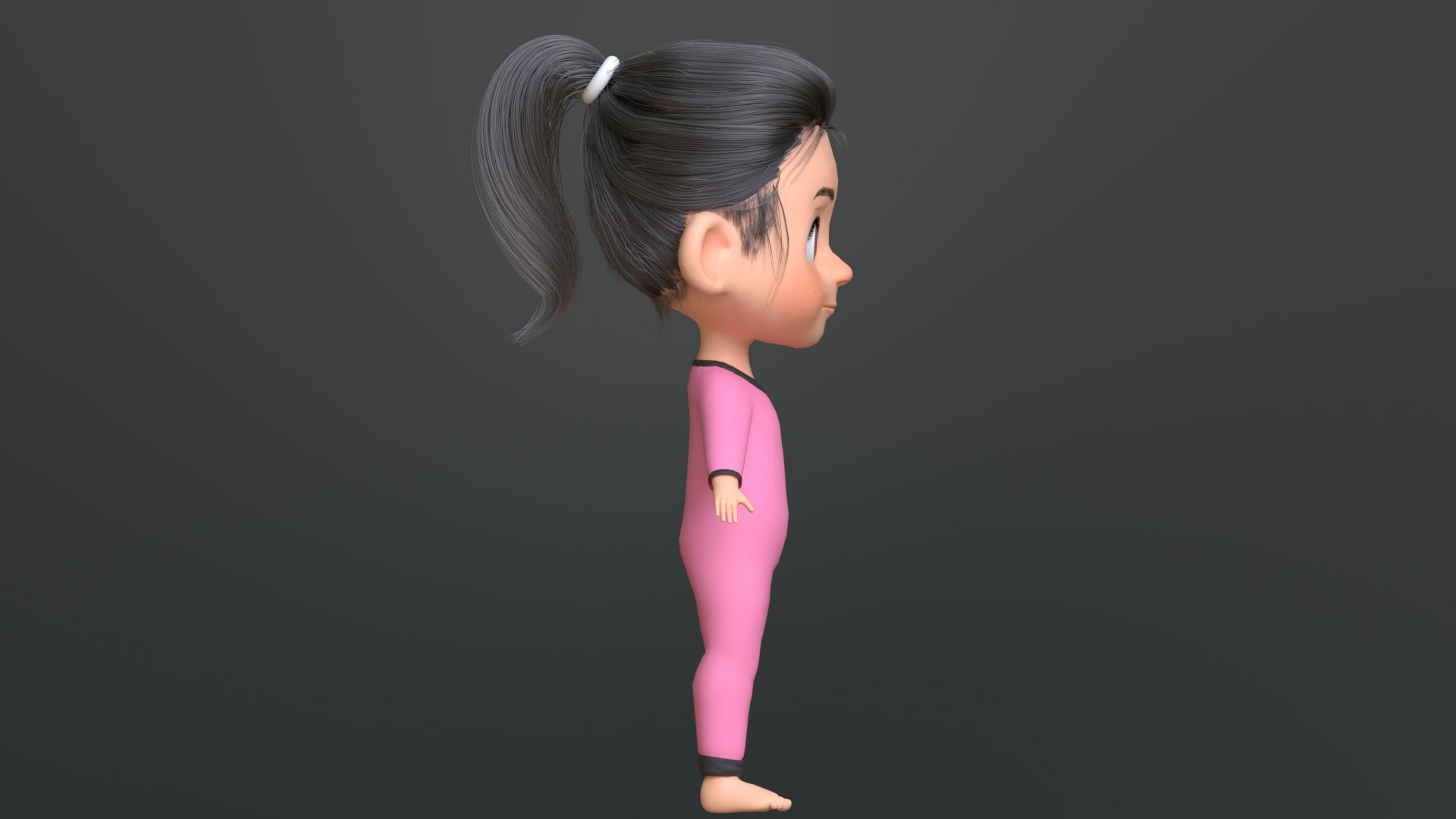3D Betty Cartoon Girl Character - TurboSquid 2238701