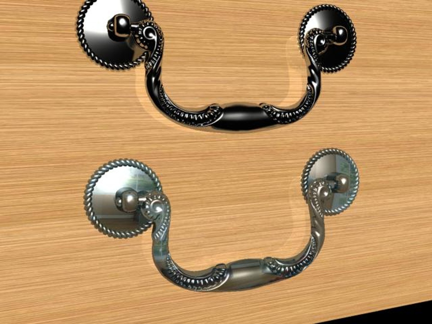 Classic Handles Cabinets 3D Model - TurboSquid 1328316