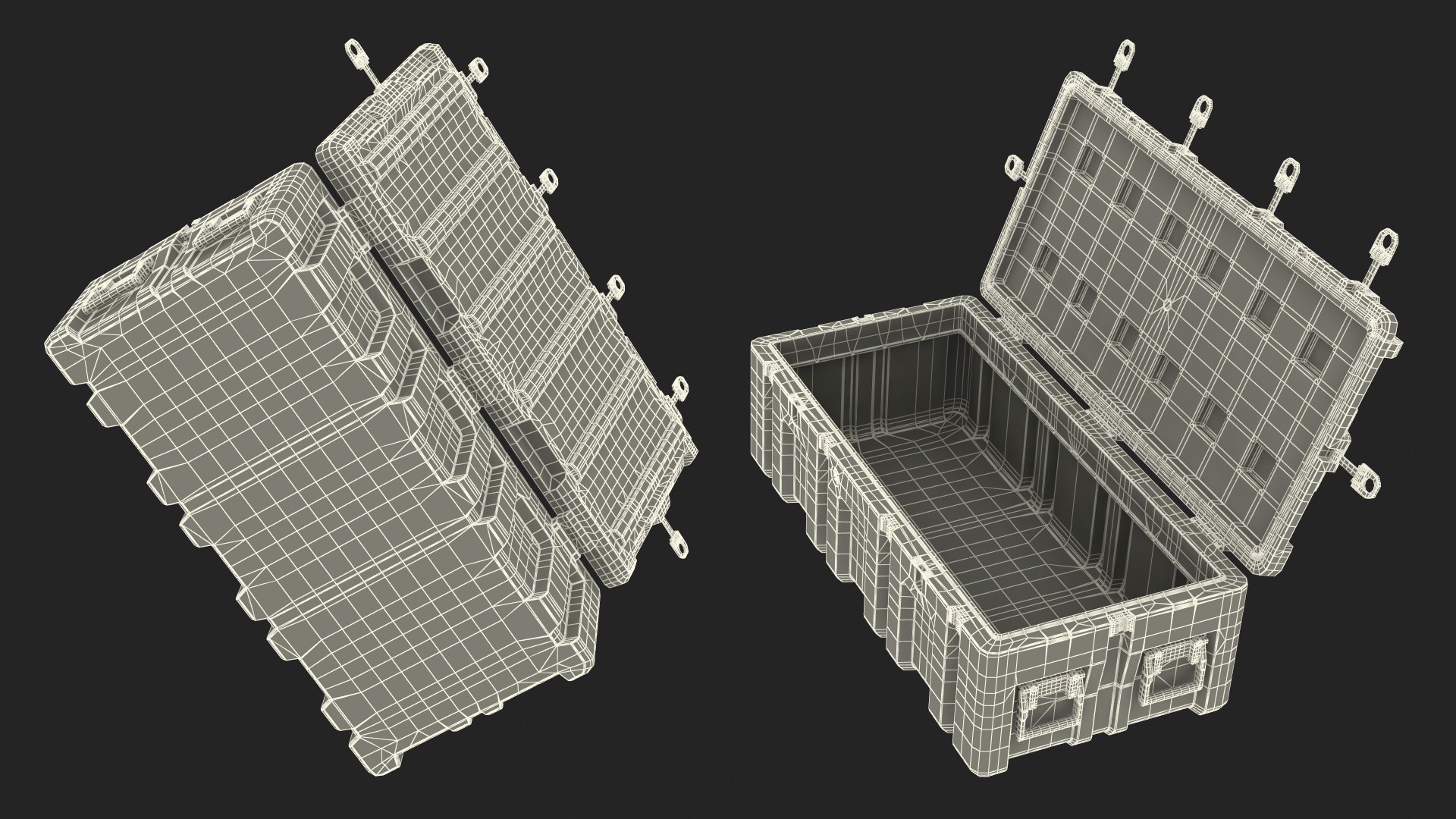 Plastic Military Box Large model - TurboSquid 2057983