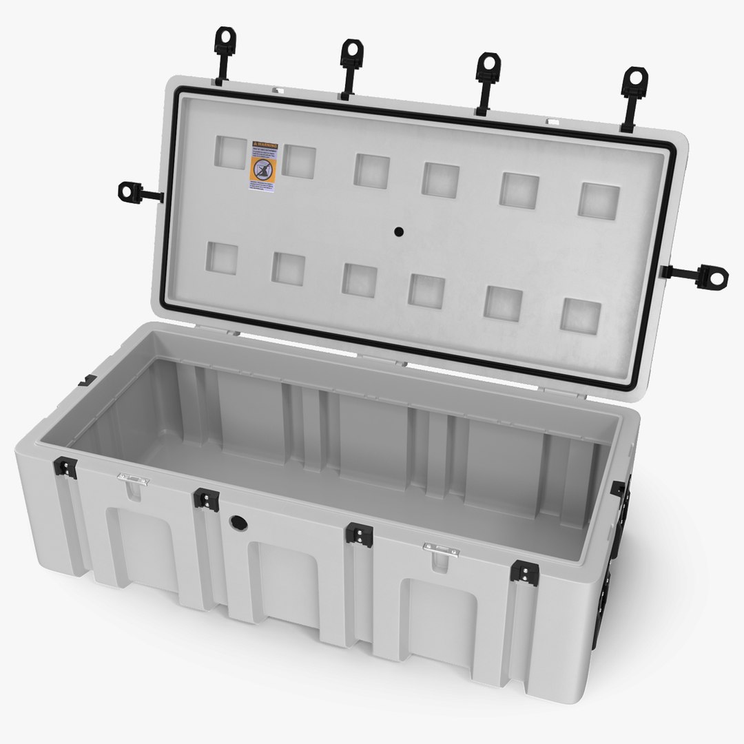 Plastic Military Box Large model - TurboSquid 2057983