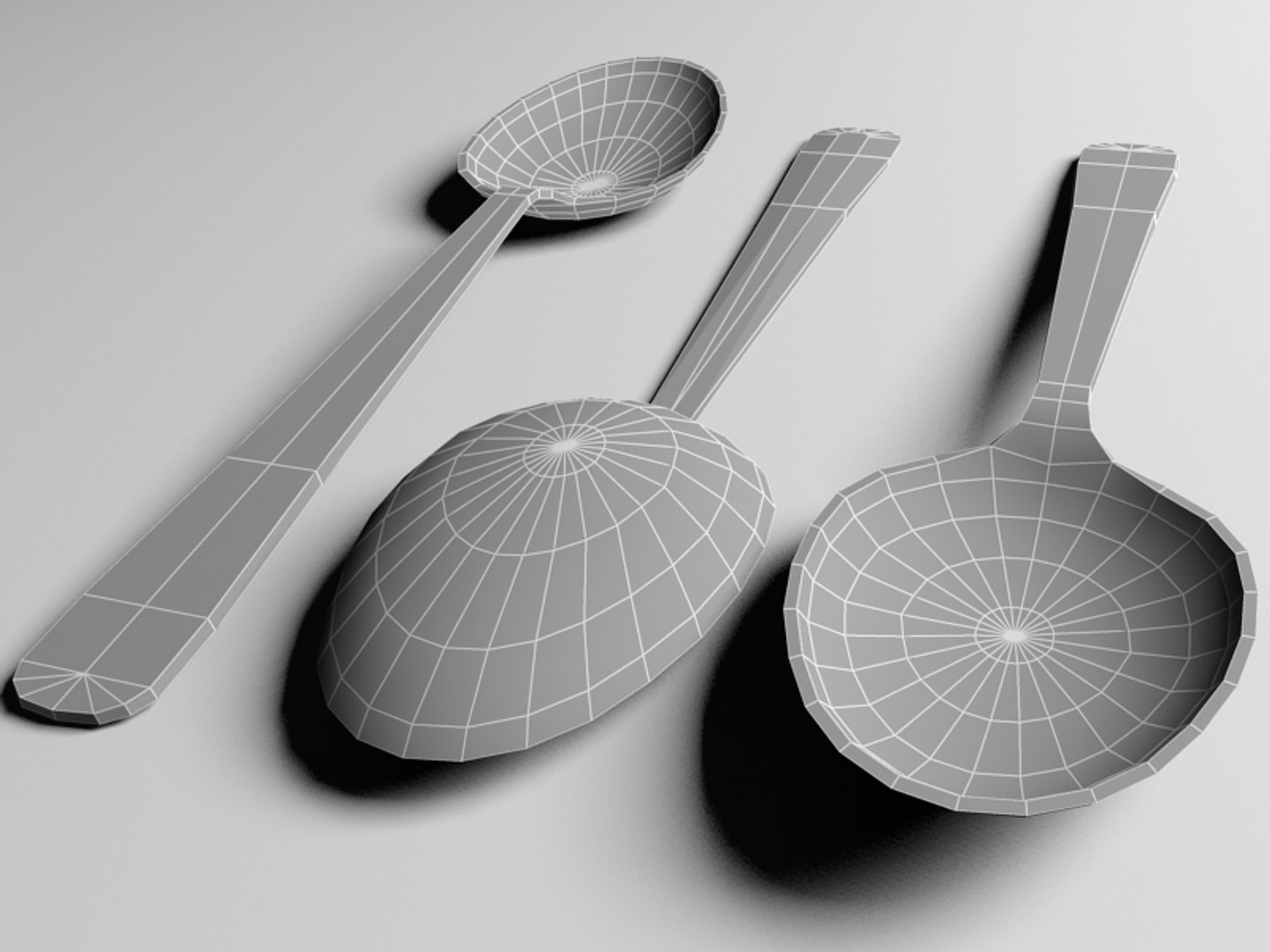 3d Model Of Spoon