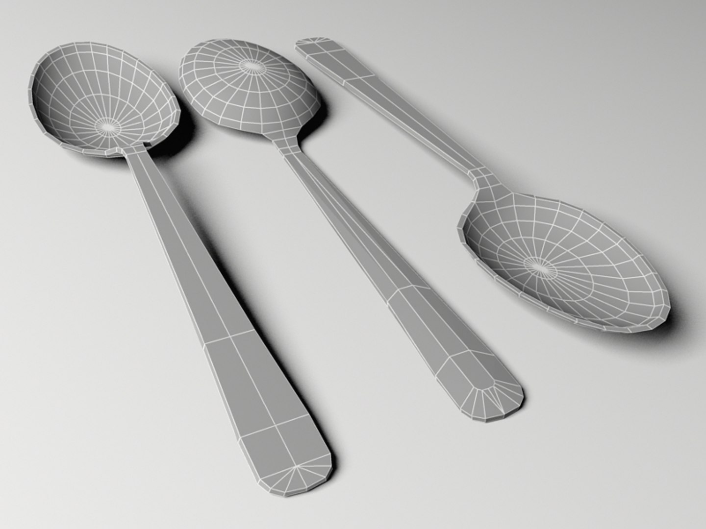 3d Model Of Spoon