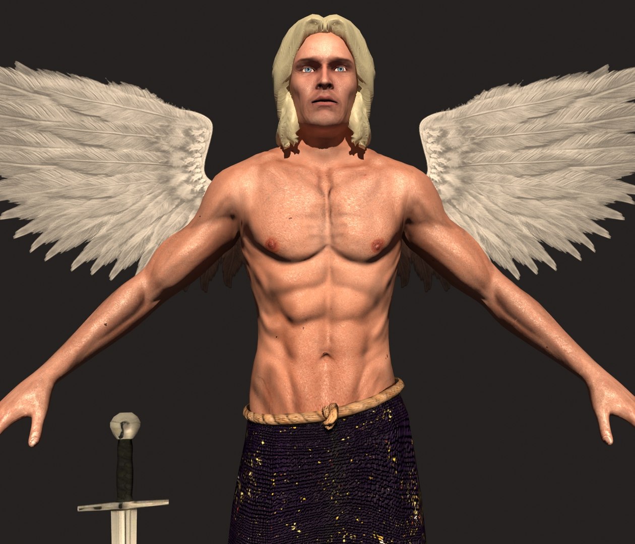Angel Archangel Michael 3D Model - TurboSquid 1297033