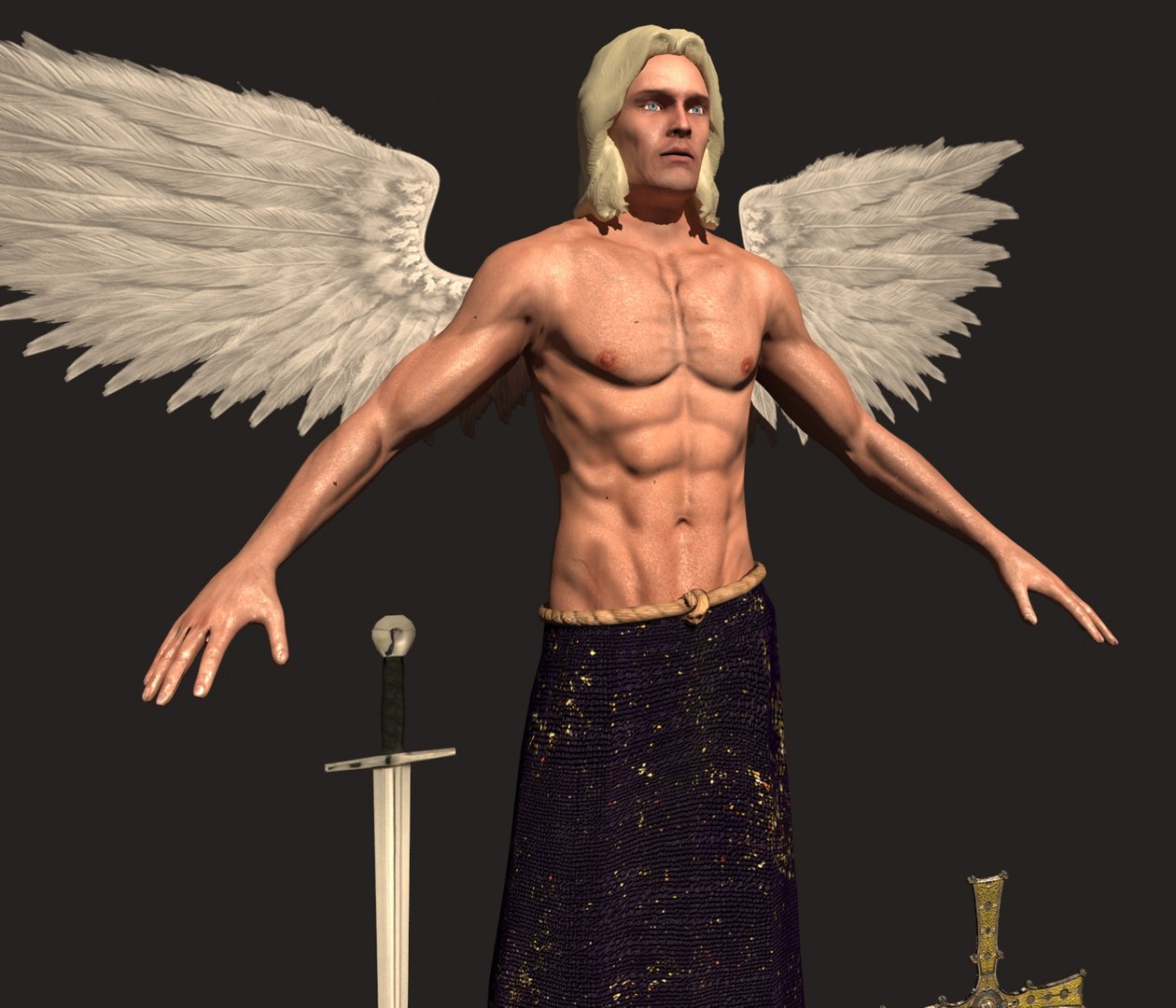 Angel Archangel Michael 3D Model - TurboSquid 1297033
