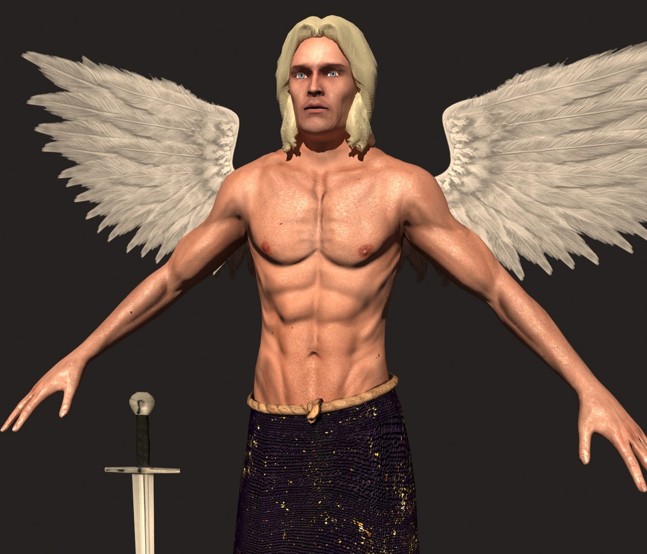 Angel Archangel Michael 3D Model - TurboSquid 1297033