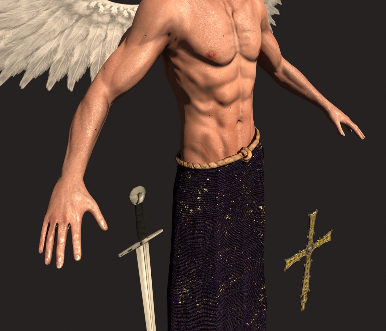 Angel Archangel Michael 3D Model - TurboSquid 1297033