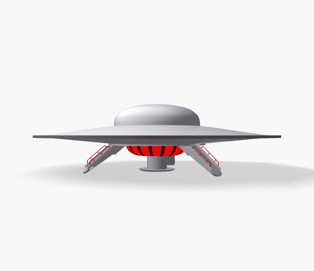 3d C57-d Space Cruiser Planets