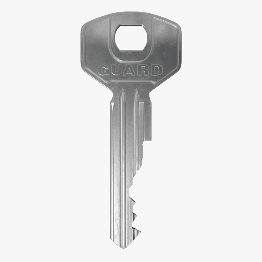 Realistic Key 3d Model