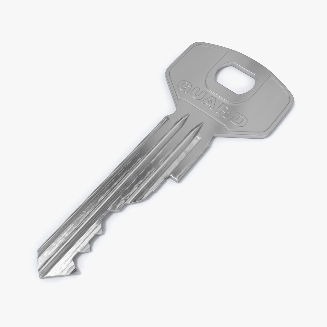 Realistic Key 3d Model