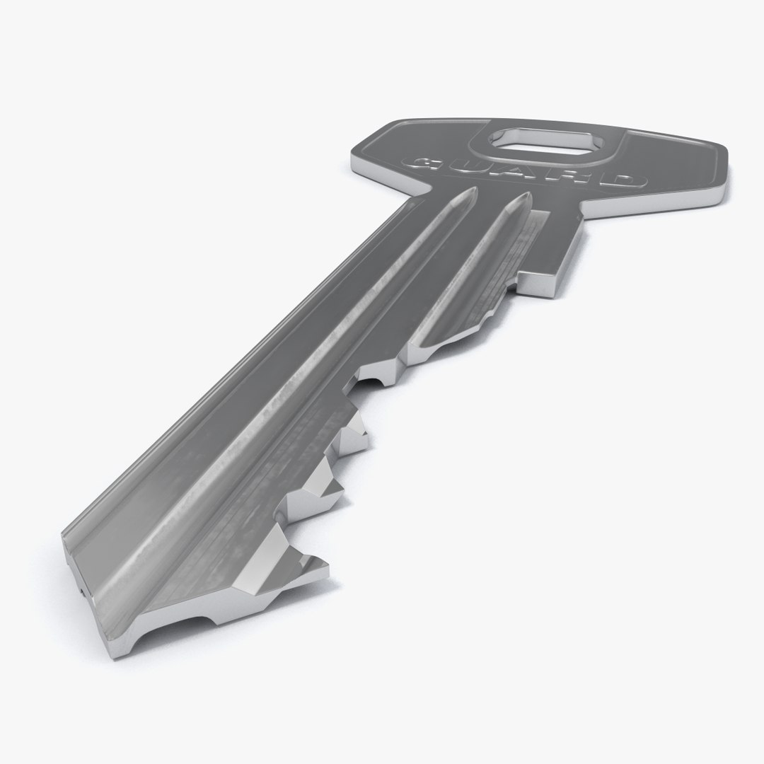 Realistic Key 3d Model