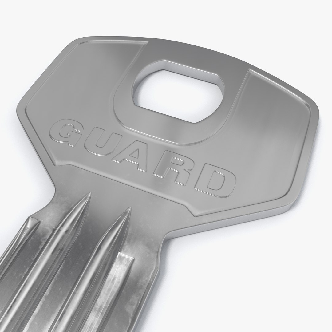Realistic Key 3d Model