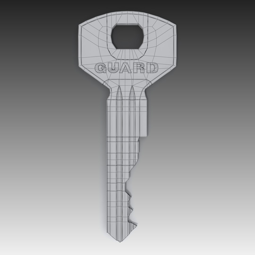 Realistic Key 3d Model