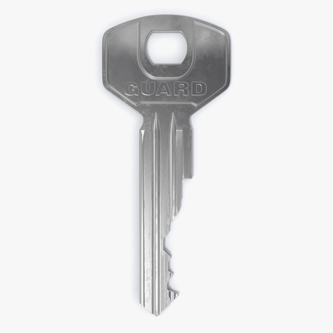 Realistic Key 3d Model