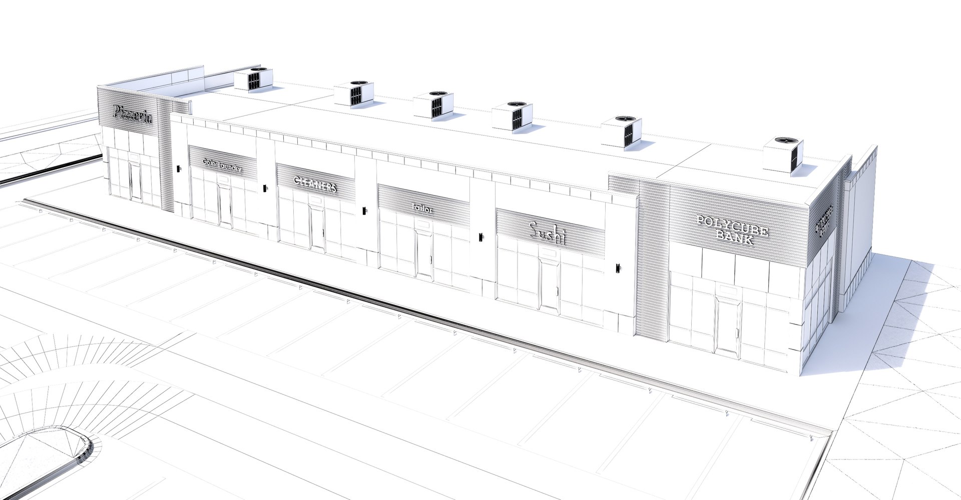 3D Retail Store Mall Model - TurboSquid 1656899