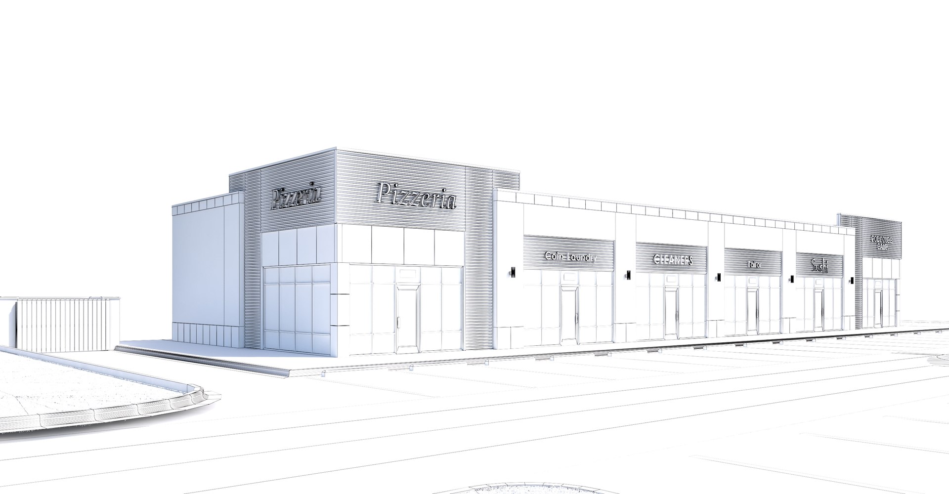 3D Retail Store Mall Model - TurboSquid 1656899