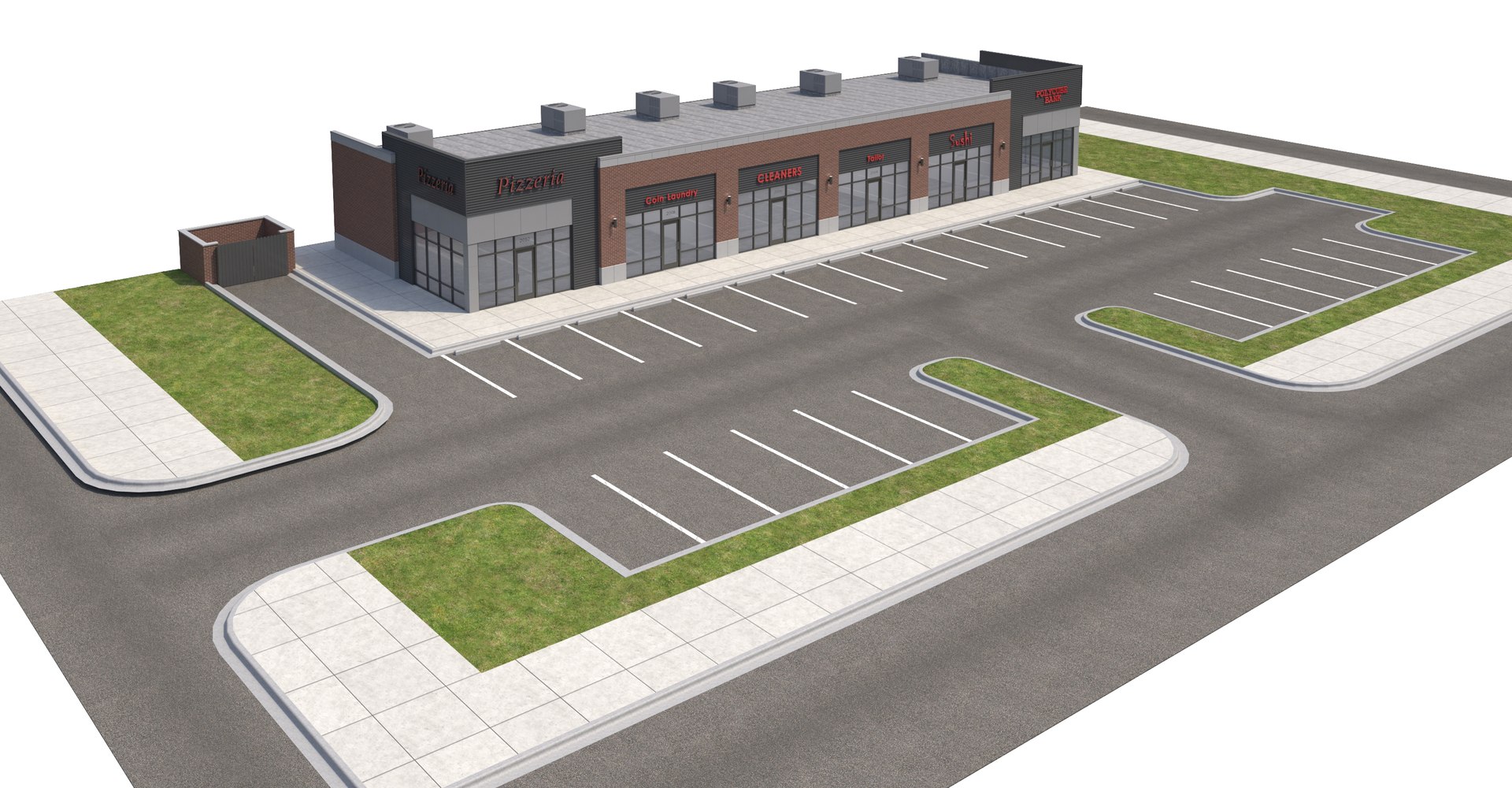 3D Retail Store Mall Model - TurboSquid 1656899