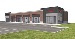 Exterior retail aldi grocery store 3D model - TurboSquid 1253066