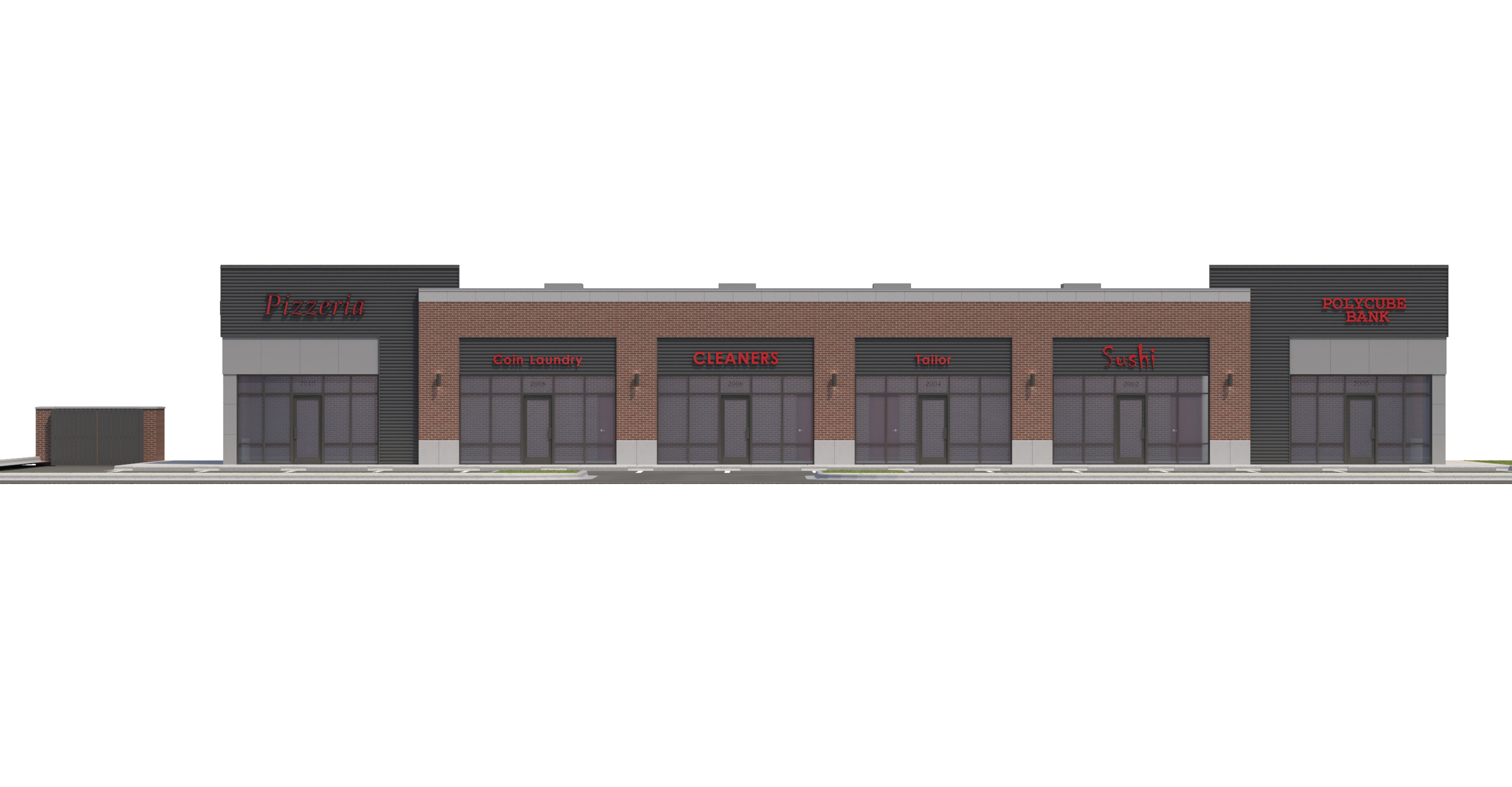 3D retail store mall model - TurboSquid 1656899