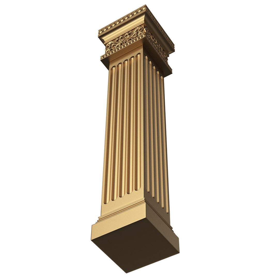 3D Model Column Capital 0802 - TurboSquid 2159055