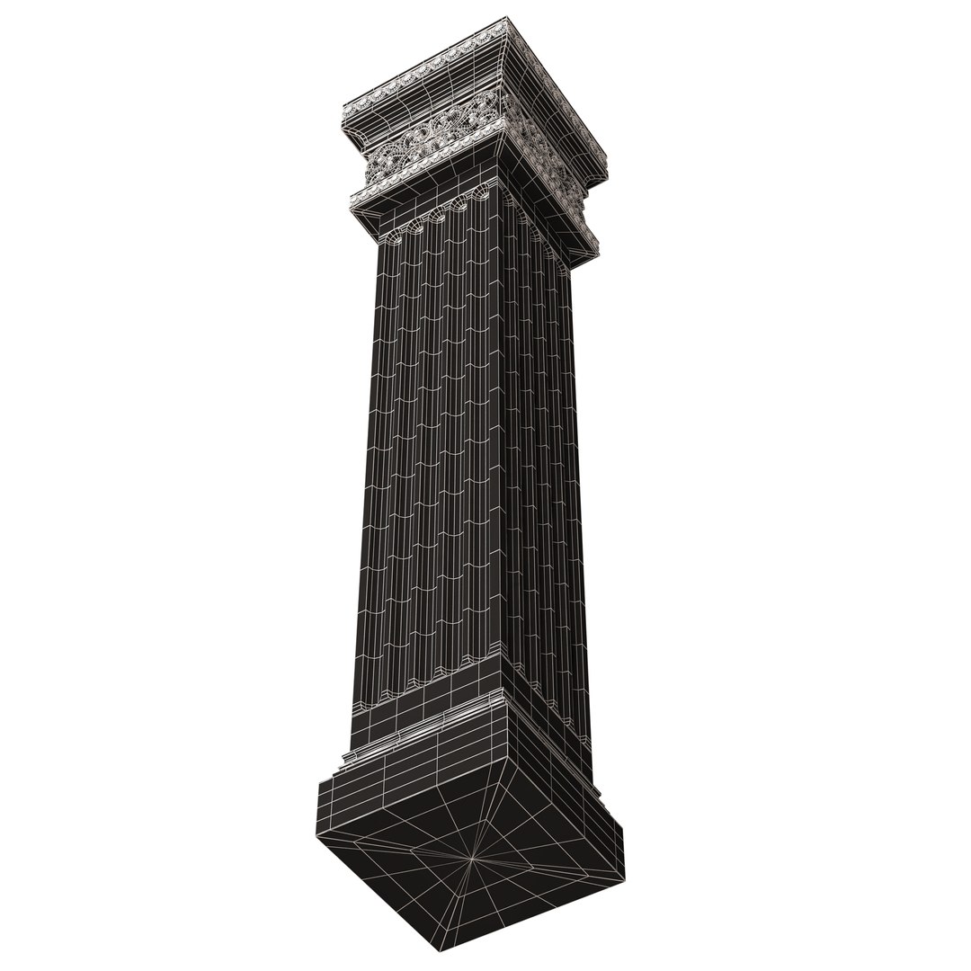 3D Model Column Capital 0802 - TurboSquid 2159055