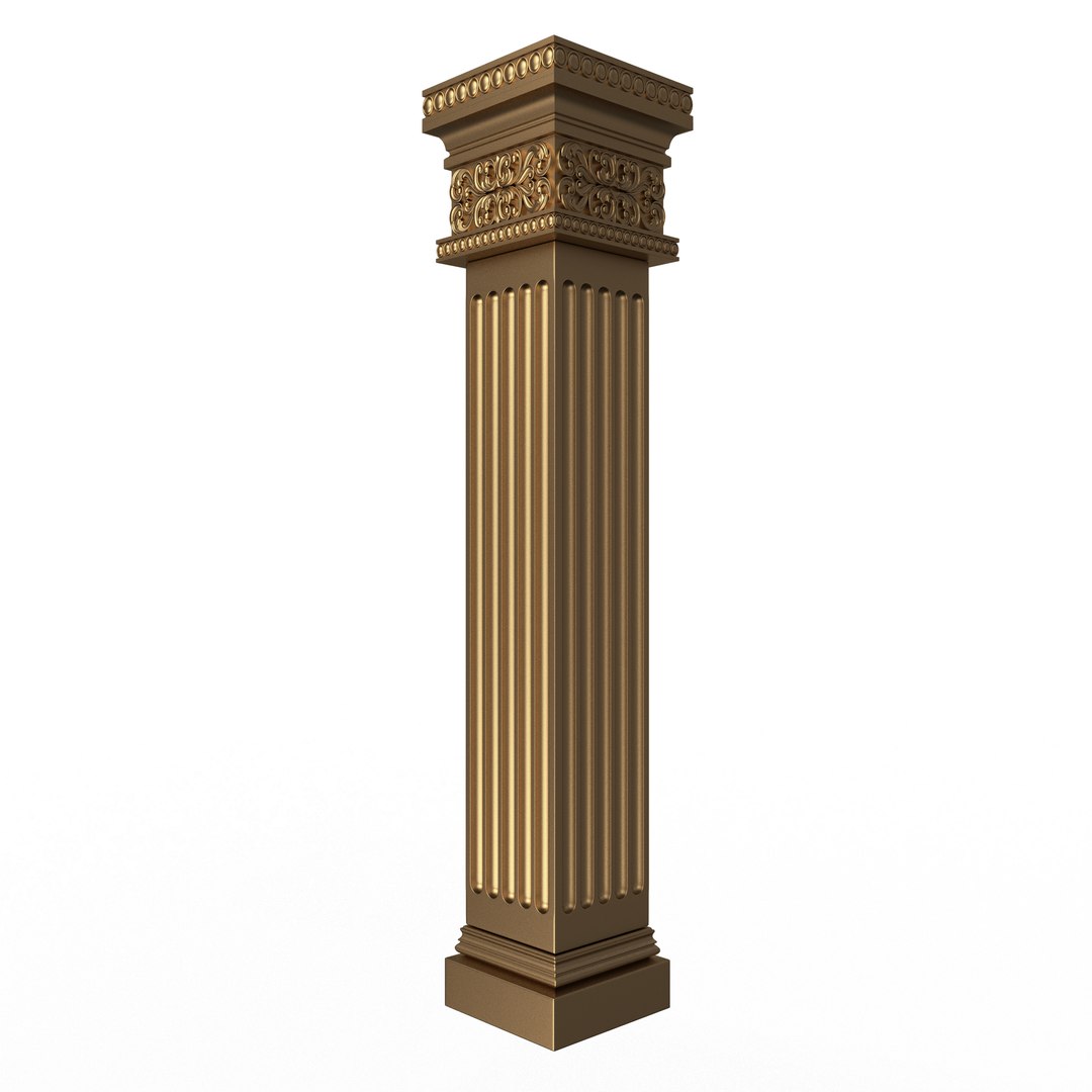 3D Model Column Capital 0802 - TurboSquid 2159055