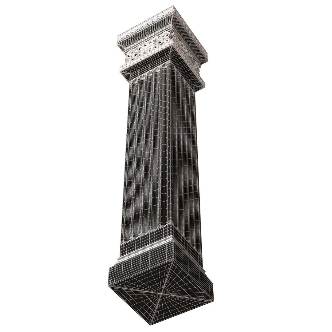 3D Model Column Capital 0802 - TurboSquid 2159055