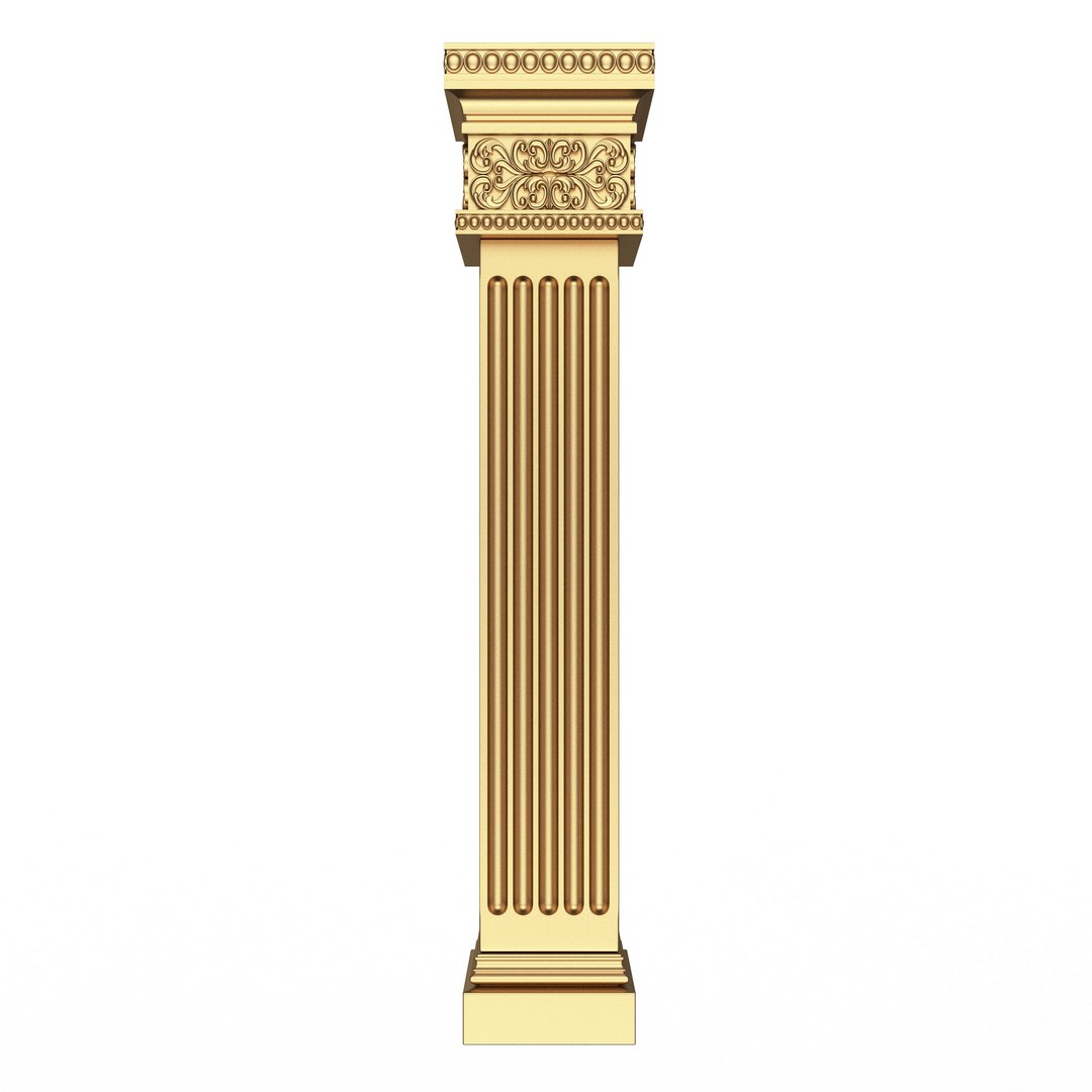 3D Model Column Capital 0802 - TurboSquid 2159055
