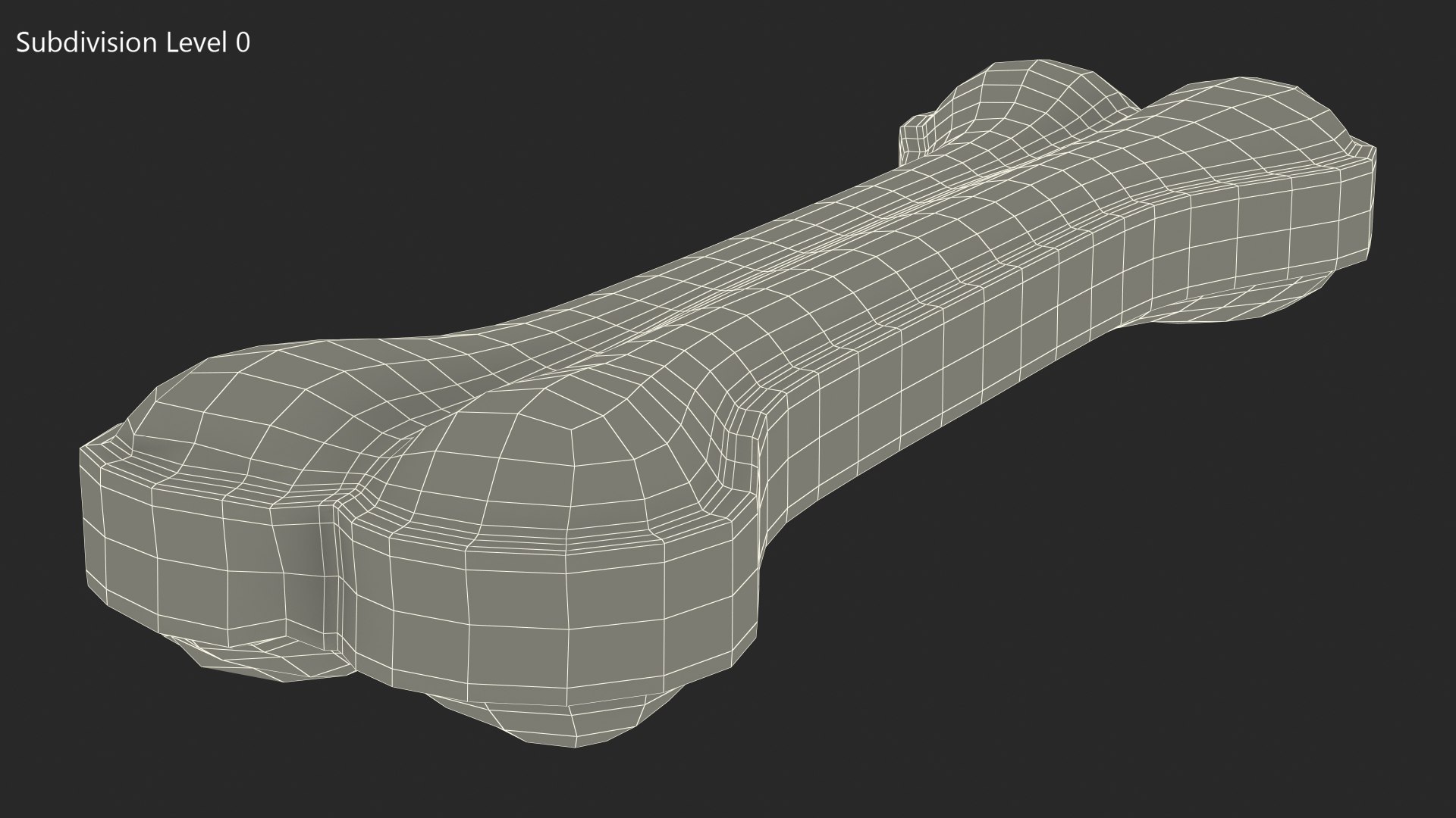 3D Dog Chew Bone Light - TurboSquid 2172243